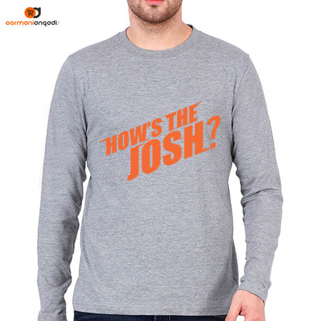 How’s The Josh? Men’s Full Sleeve T-Shirt - Oormani Angadi