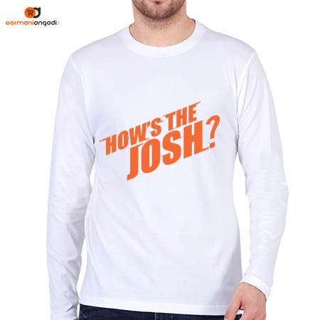 How’s The Josh? Men’s Full Sleeve T-Shirt - Oormani Angadi